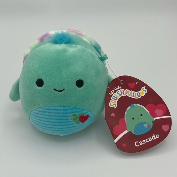 Squishmallows | Toys | Valentine Squishmallows Cascade The Teal Sea Turtle | Poshmark